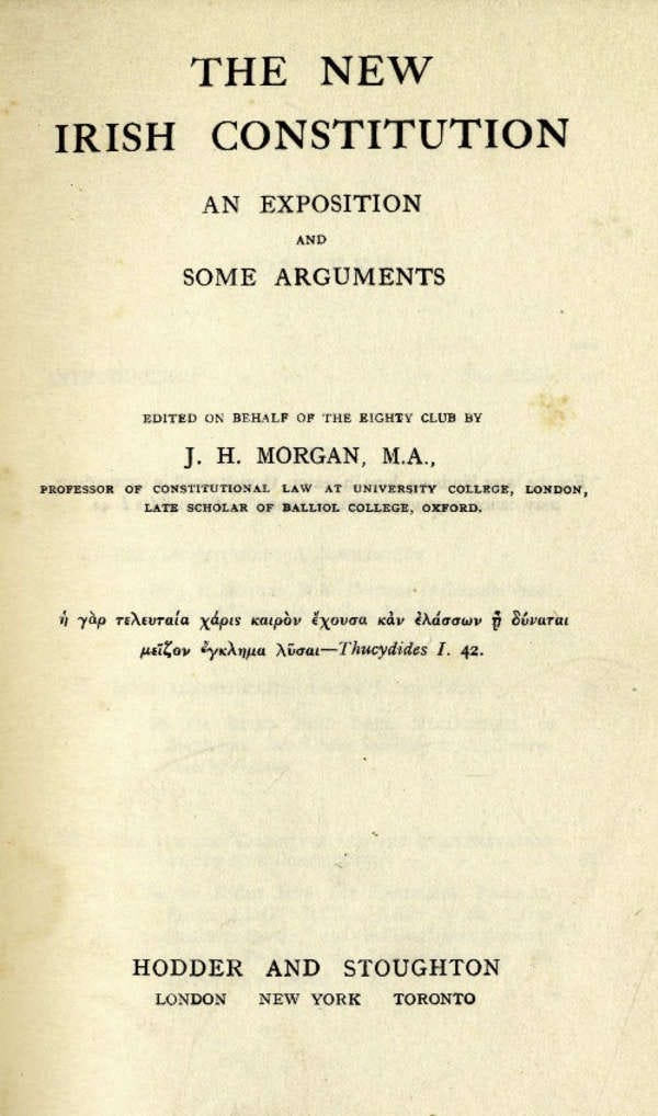 The Formation of Ireland. 29th December 1937: This Monday In… | by ...