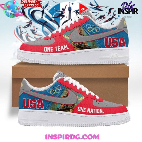 Olympic Paris 2024 USA Nation Air Force 1 | by Inspire Fashion | Jul ...
