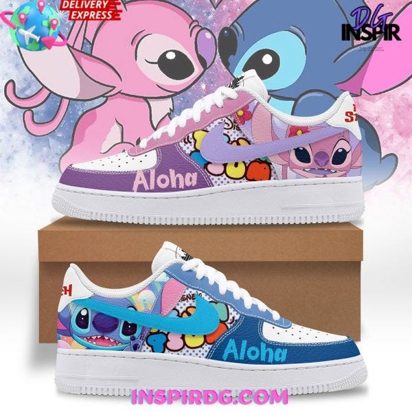 Lilo & Stitch Limited Edition Nike Air Force 1 | by InspirDG.Fashion ...