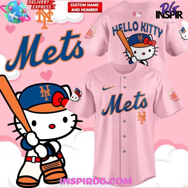 New York Mets x Hello Kitty Baseball Jersey | by sotoe | Sep, 2024 | Medium