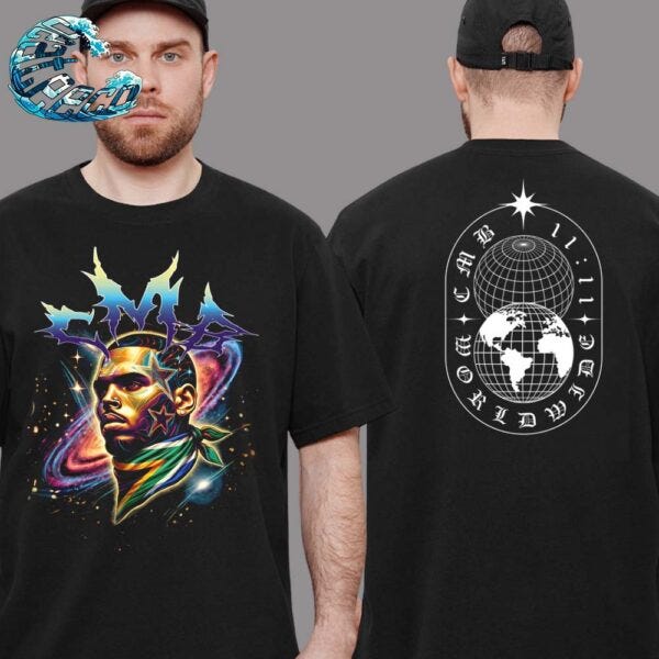 Chris Brown Event Tee CMB In South Africa At Johannesburg South 2024 ...