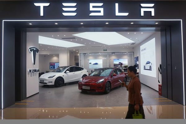 Tesla Stock Slides as Price Cuts Signal Red Alert on China EV Demand ...