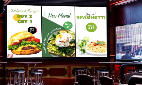 7 benefits of using video walls in restaurants | by Pickcel digital ...