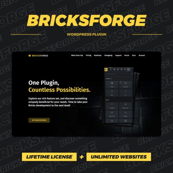 BricksForge with License Key - OriginalPlugins - Medium
