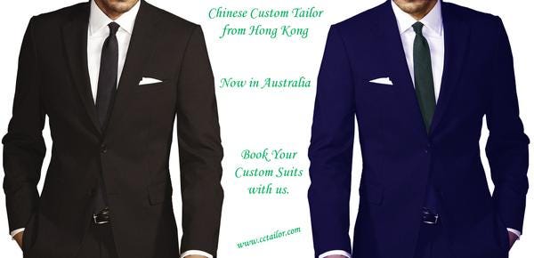 Custom Tailor Made Suits. We Are Chinese Custom Tailor from Hong… | by ...