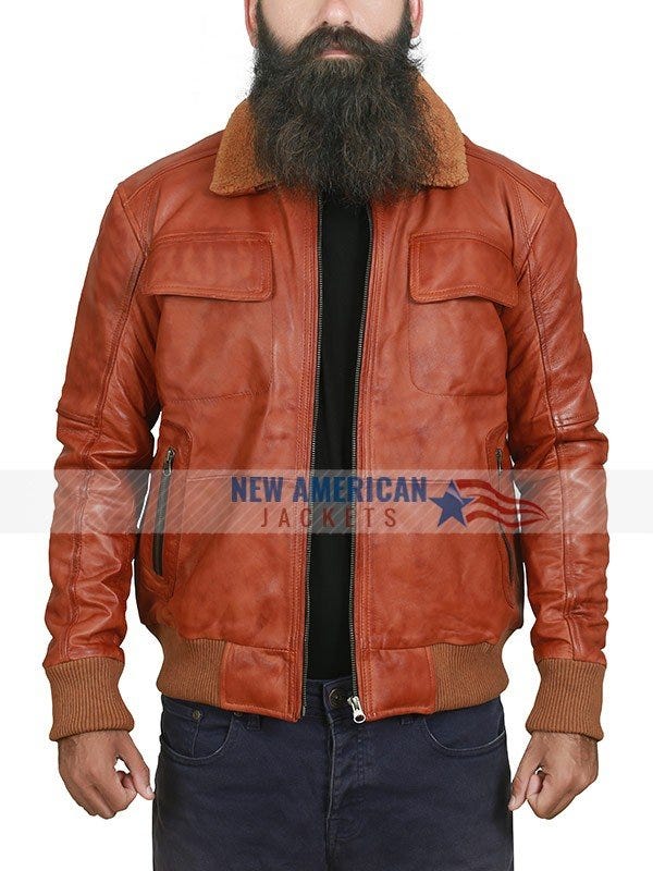 7 MODISH IDEAS WITH DANNY BROWN TAN SHEARLING JACKET, SHOCK EVERYONE ...