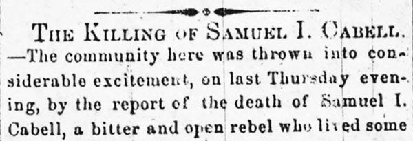 Samuel I. Cabell: The Controversial Legacy of a Virginia Plantation ...