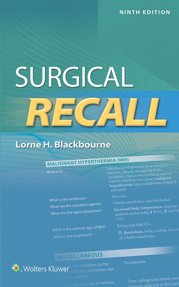Books and magazines Surgical Recall (Lippincott Connect) Online Book ...