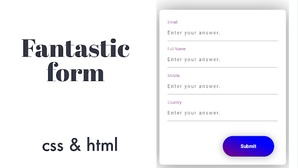 Tricks You should know designing awesome UI of forms - TodaysQ Magazine ...