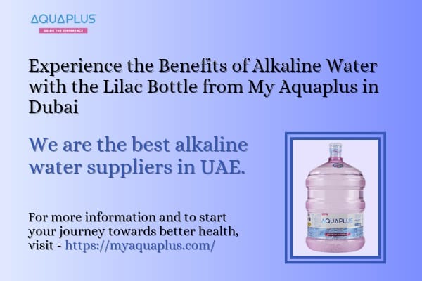 Experience the Benefits of Alkaline Water with the Lilac Bottle from My ...