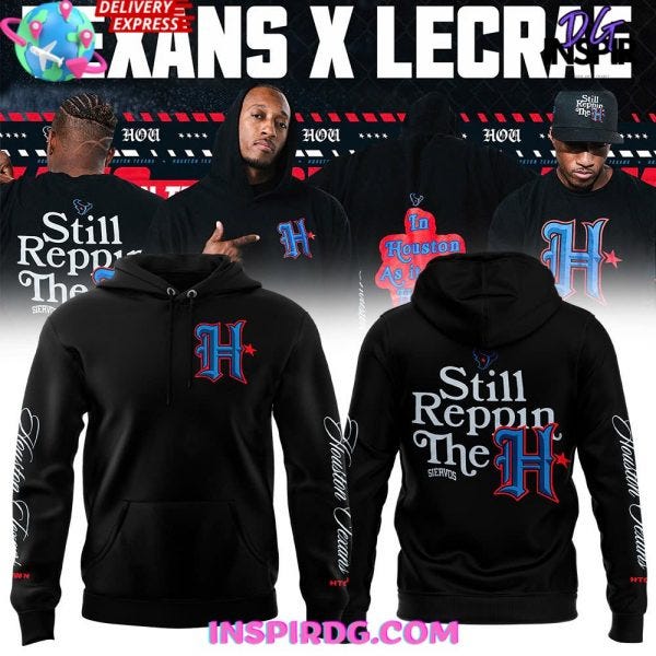 Houston Texans x Lecrae “Still Reppin’ the H” Special Edition Hoodie ...