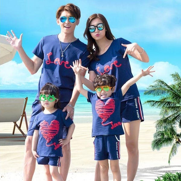Show your affection For Your Cute kids! Family Matching Clothes!! buy ...