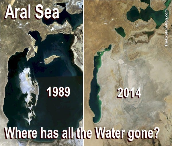 The Aral Sea Story — How Humanity Uses and Misuses Water | by Sam ...
