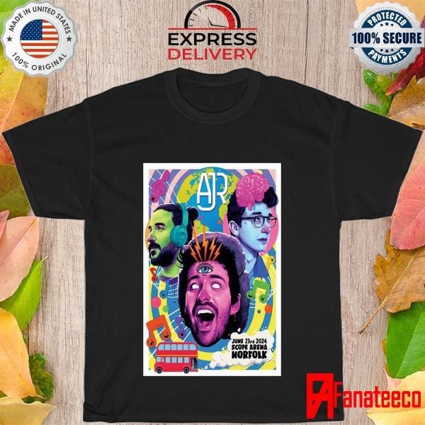 AJR Brother Maybe Man Tour Merch Limited Poster At Scope Arena Norfolk ...