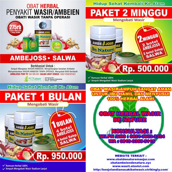 Daftar nama obat wasir tingkat/stadium 4 tanpa operasi | by Deviana ...