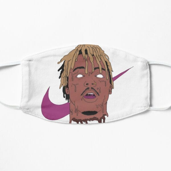 Juice Wrld Face Masks — Juice Wrld Flat Mask RB0406 - Juice Wrld ...