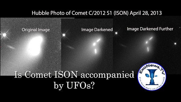 Hubble View Of Ison