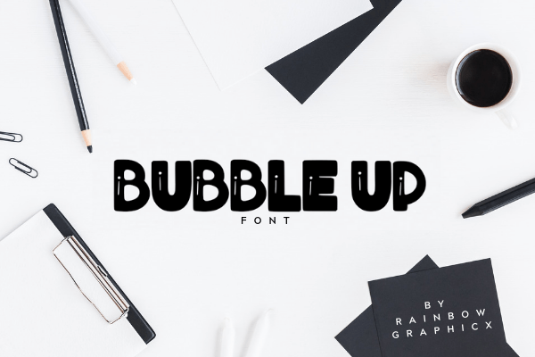 Bubble Up Font OTF | by Miamosaic | Apr, 2024 | Medium
