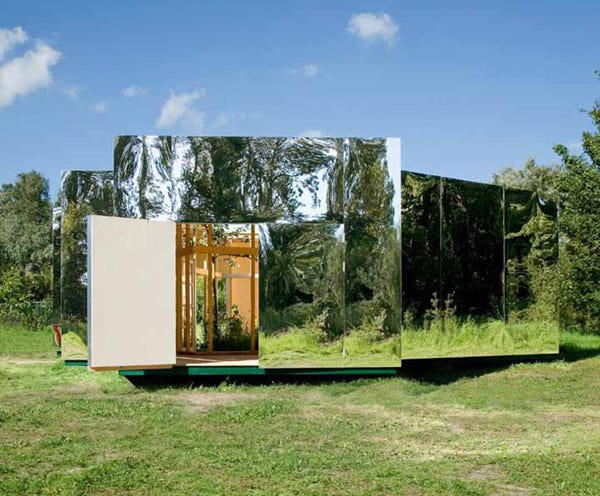 Mirrored Artist Studio by Bureau Lada | by TheCoolist | Medium