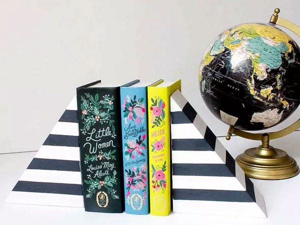 15 Ideas for Decorative DIY Bookends | by Avery Smith | Medium