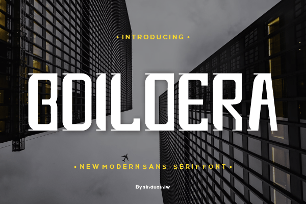 Boildera Font - Echoelement - Medium