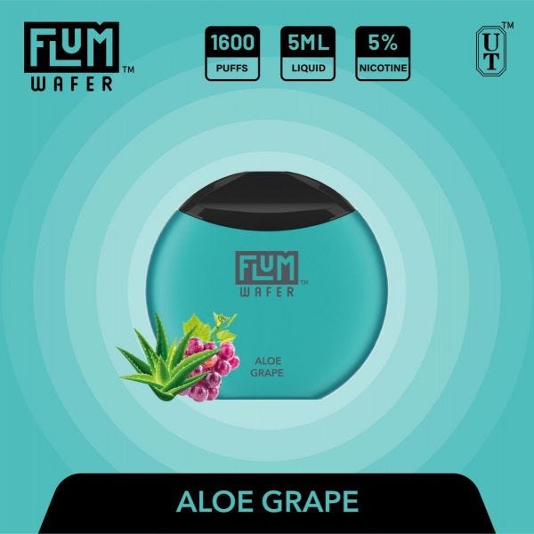 Flum Wafer Disposable Device 5% 1600 Puffs 10pk - Iewholesale - Medium