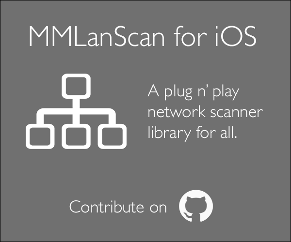iOS — A new LAN Network Scanner library has been born | by Michael ...