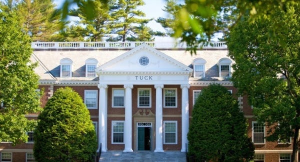 Tuck @ Dartmouth: A Virtual Tour. Interested in Tuck @ Dartmouth but ...
