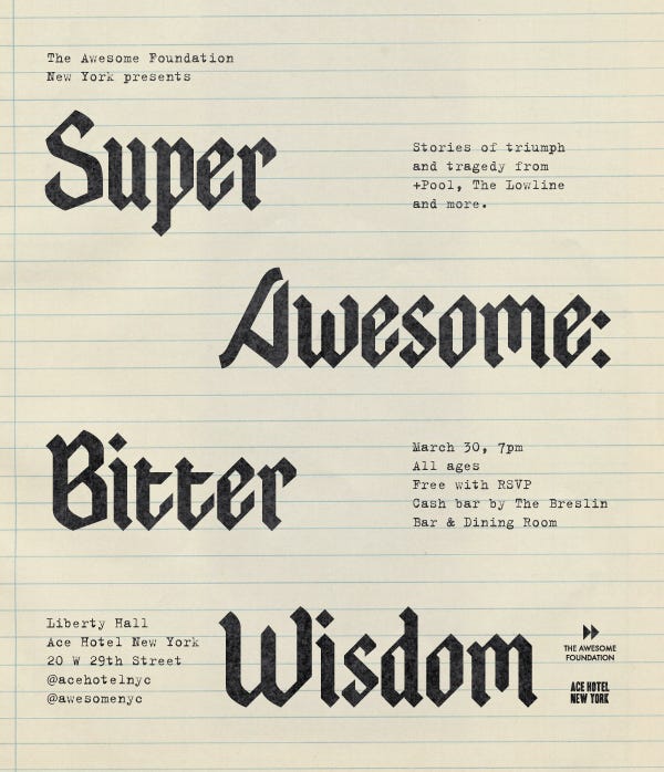 Foossa Newsletter March 2016. Super Awesome Bitter Wisdom, Supporting ...
