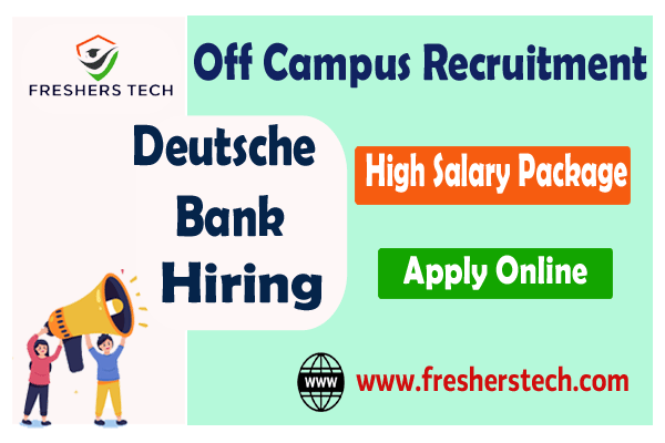 Deutsche Bank Off Campus Drive 2024 for Reference Data Analyst | by Freshers Tech | Jul, 2024 ...