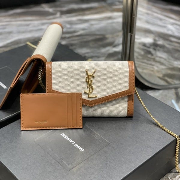 YSL Chain Wallet - Luxury Girlandboys - Medium