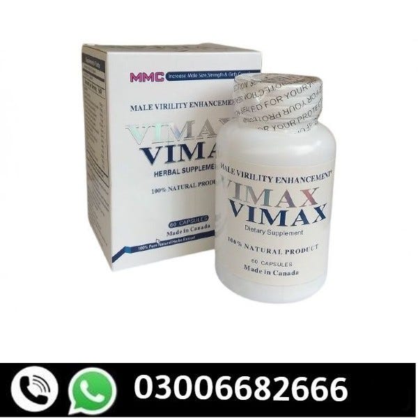 Vimax 60 Capsules Orignal in Sialkot 03006682666 / imported | by Dildo in Pakistan | Jul, 2024 ...