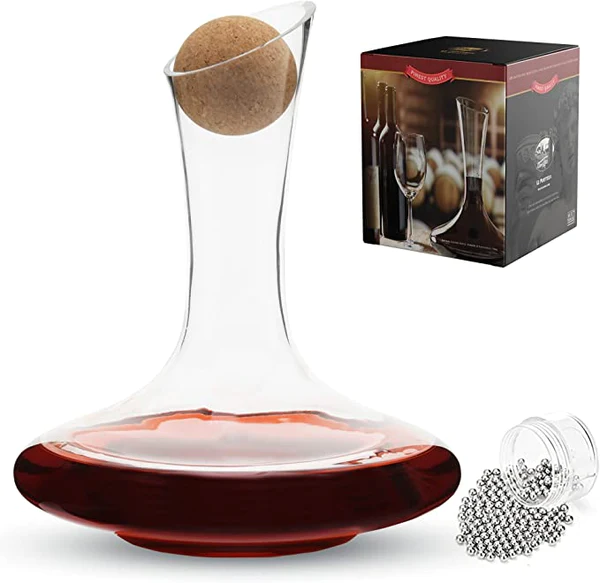 wine Elevate Your Wine Experience with a Premium Wine Decanter - Leportteus - Medium