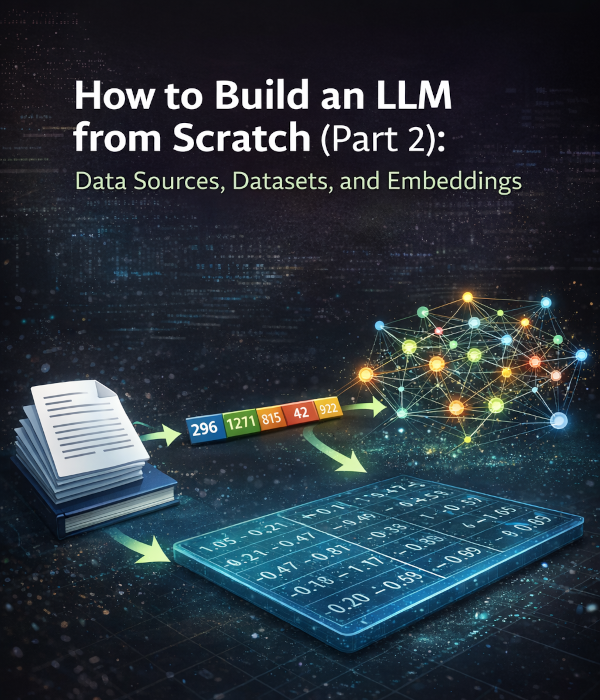 How to Build an LLM from Scratch (Part 2): Data Sources, Datasets, and ...