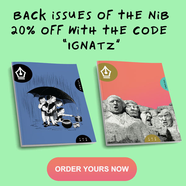 The Nib, now a “brick-winning” magazine! | by The Nib | The Nib | Medium