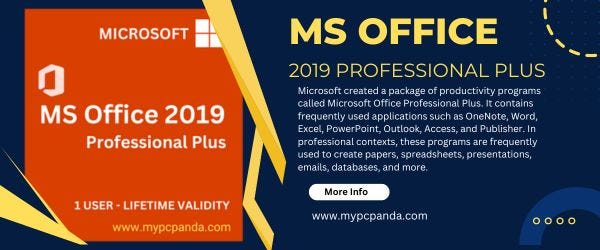 MS Office 2019 Professional Plus: | by My PC Panda | Medium