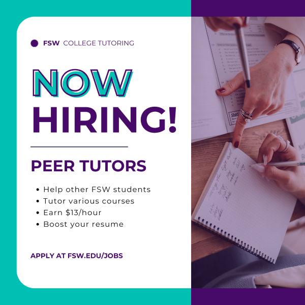 The Peer Tutoring Center is Hiring! - Florida SouthWestern State ...