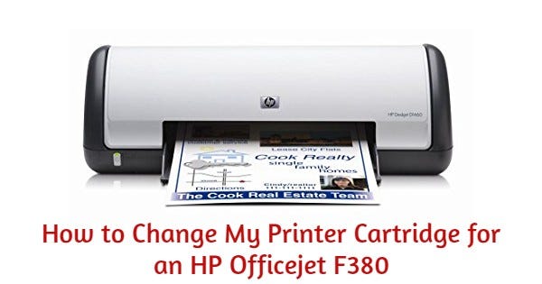 How to Change My Printer Cartridge for an HP Officejet F380 - Alex ...