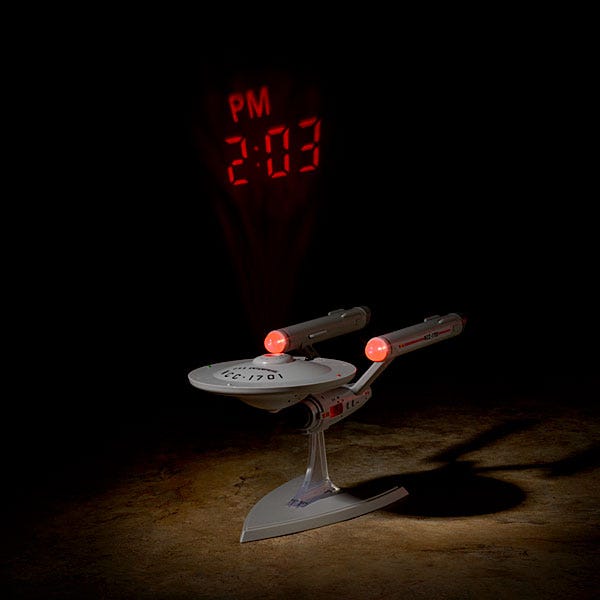Star Trek Enterprise Projection Alarm Clock | by Gadget Flow | Gadget ...