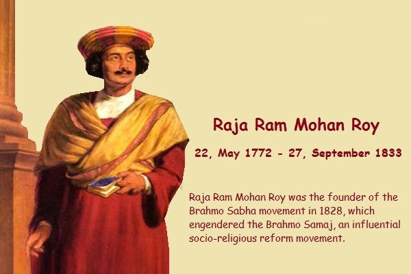 Detail of RAJA RAM MOHAN ROY. Raja Ram Mohan Roy was popularly known ...
