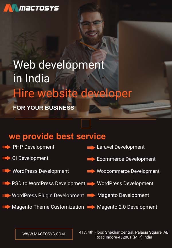 Web development in India | Hire website developer - Mactosys Software ...