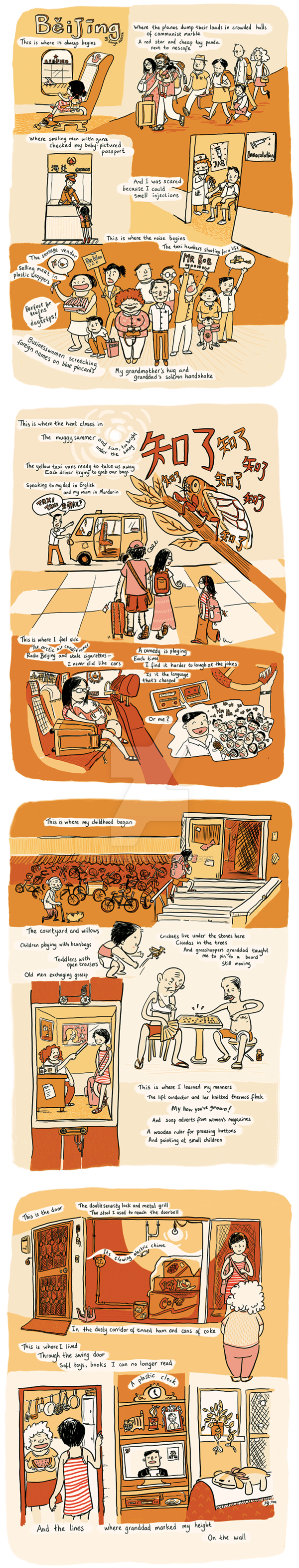 Beijing Beijing. A poem-comic-memory | by Sonny Hallett | Medium