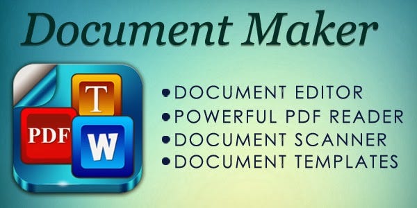 Document Maker - Create & Edit Rich Text Docs and Generate PDF | by ...