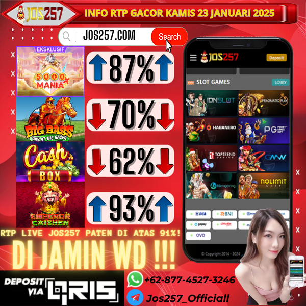 RTP DAN POLA GACOR HARI INI 23 JANUARI 2025 - JOS257 - Medium