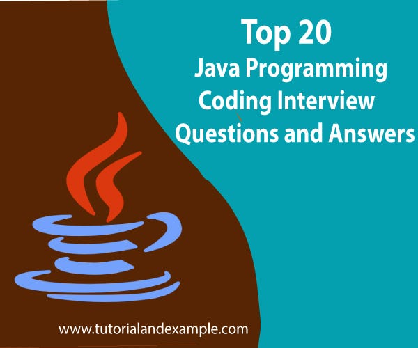 Most Frequently Aksed Java Programming Coding Interview Question For 5043