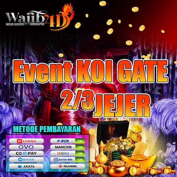 Koi gate dengan hadiah paling tinggi ? sudah pasti di Wajib4D. Daftar ...