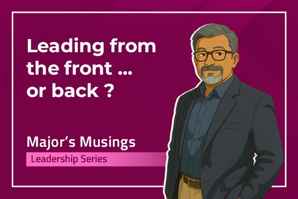 Leading from the front…or back? | Medium