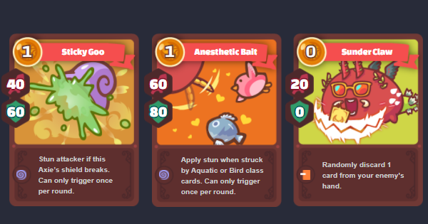 Bug cards has high shield value and can apply buffs/debuffs. Also, bug ...
