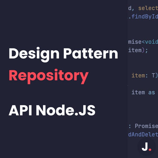 Le Design Pattern Repository au sein d’une API Node.JS | by Julien M. | Medium