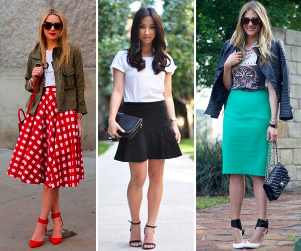 6 Ways To Wear Your A-Line Skirts For Perfect Looks | by grace dio | Medium